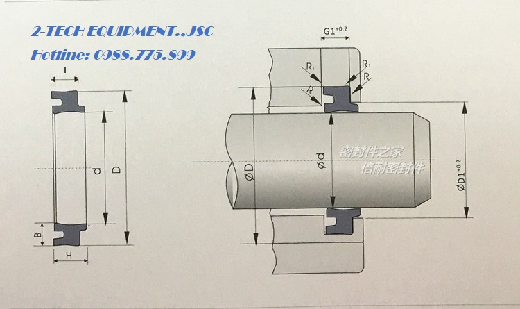 Phớt ZHM – Phụ tùng trạm trộn